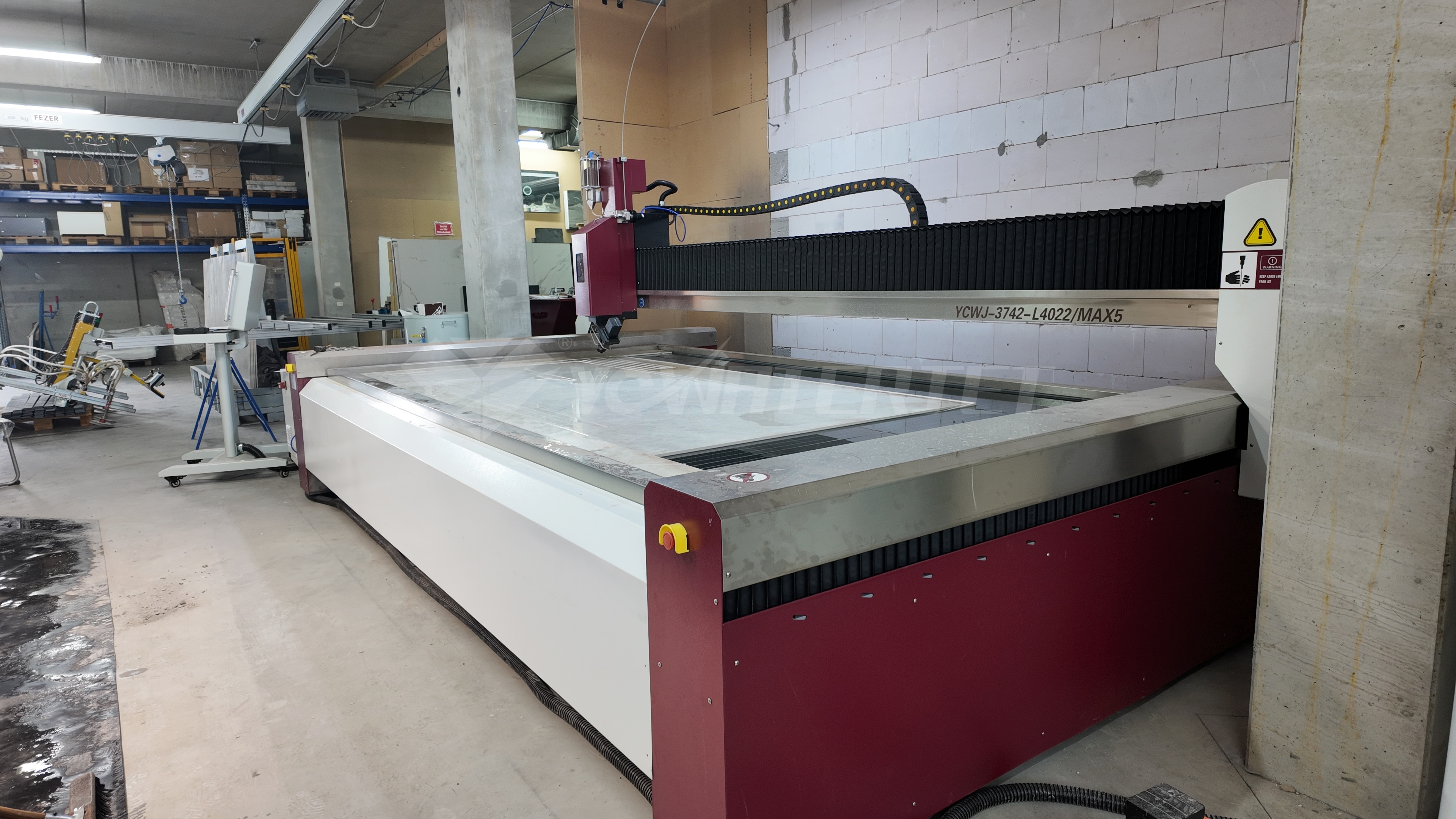 German After-sales Installation Site - YC WATERJET